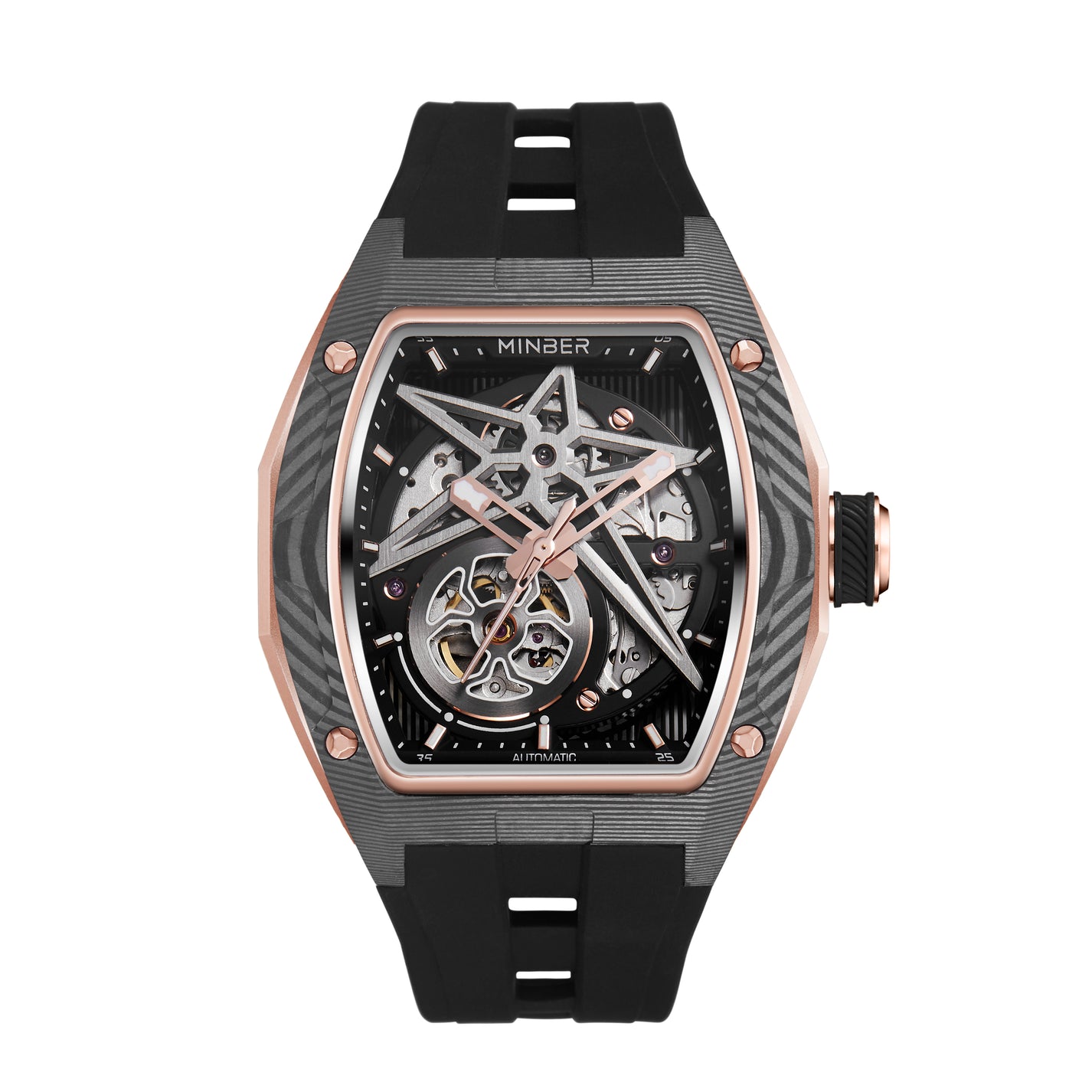 MINBER Automatic Skeleton Watch - 9108 – MINBER WATCH