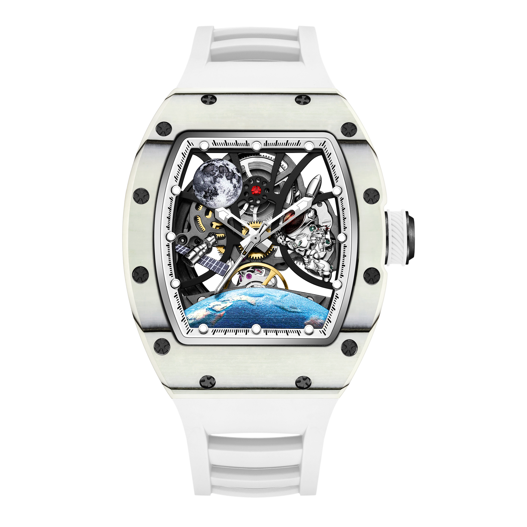 MINBER Automatic Skeleton Watch - Terra Pulse - 9190-14 – MINBER WATCH